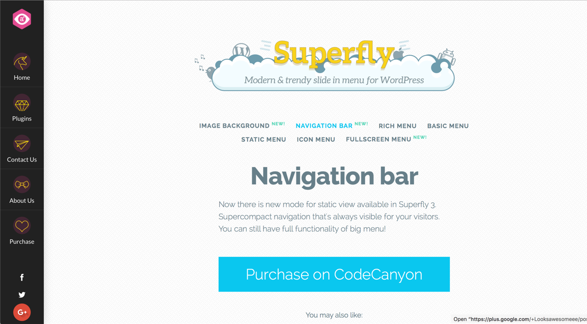 WordPress Menu Plugin — Superfly Responsive Menu by looks_awesome | CodeCanyon